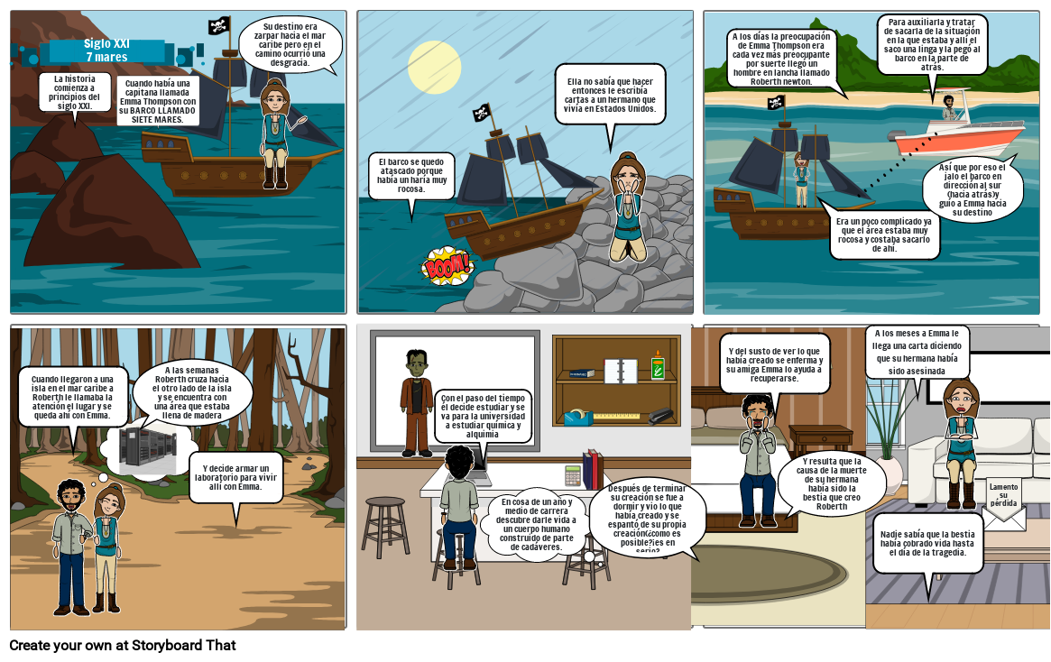 FRANKENSTEIN Storyboard por eada4bd7