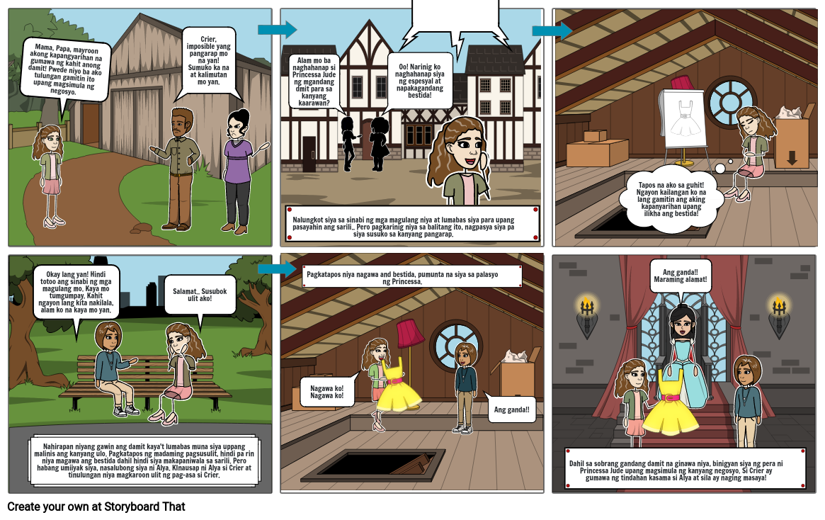 Alamat ng Bestida Storyboard por eb83e12e