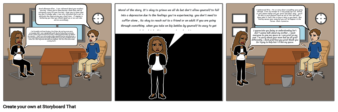 Living with depression Storyboard by eba08fb9