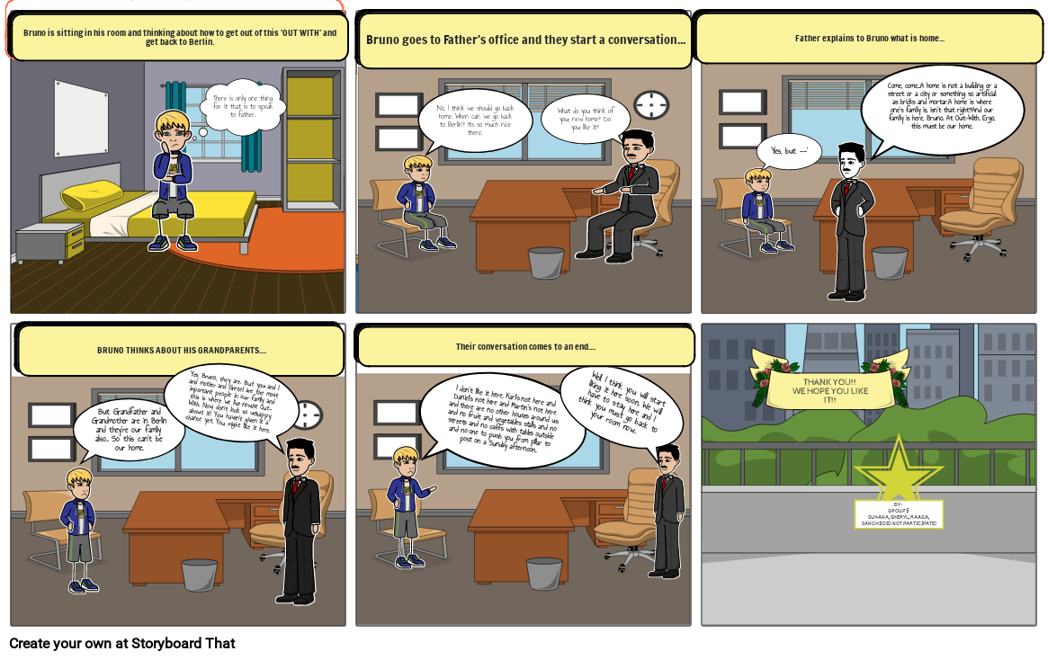 ENGLISH COMIC STRIP_GROUP 5 Storyboard von ebc17b5c
