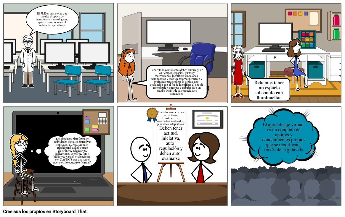 Aprendizaje moderno Storyboard by ebc93abd