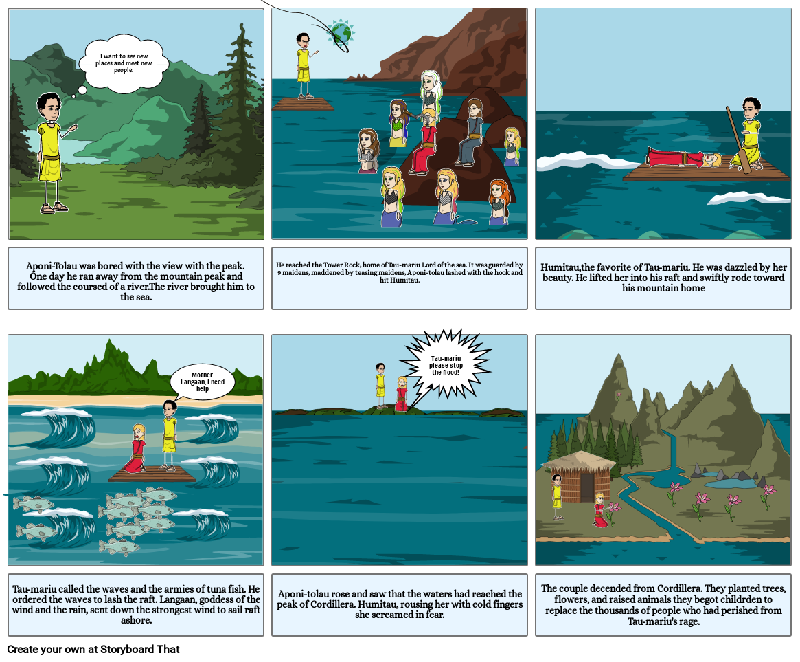 THE GREAT FLOOD Storyboard por ecb4c967