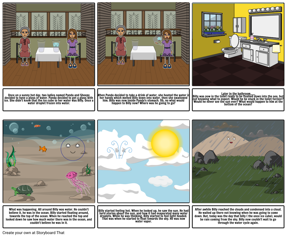 Story Board for science Storyboard por echamera