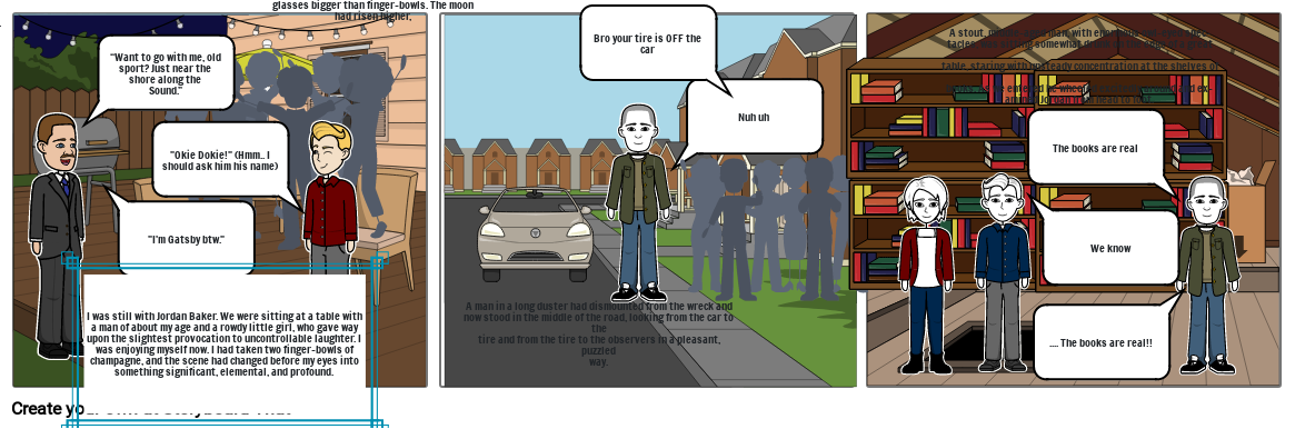 Great Gatsby Storyboard Por Edb19f86