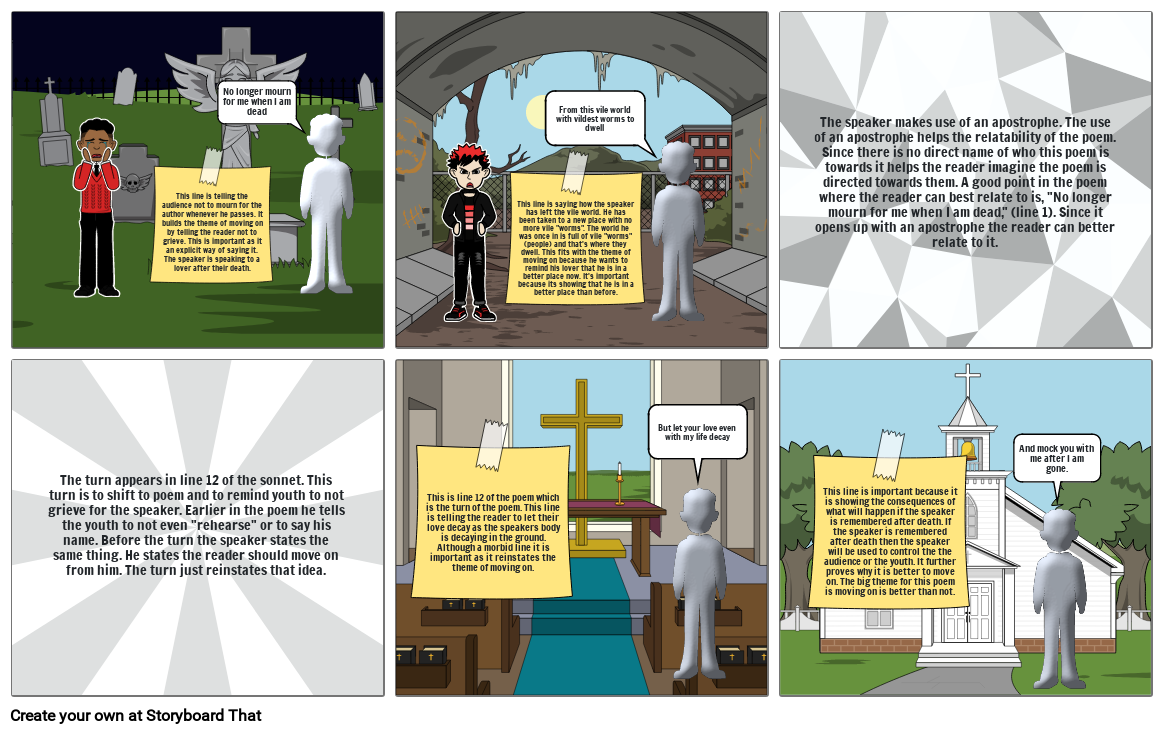 Sonnet 71 Storyboard By Eec78fd2