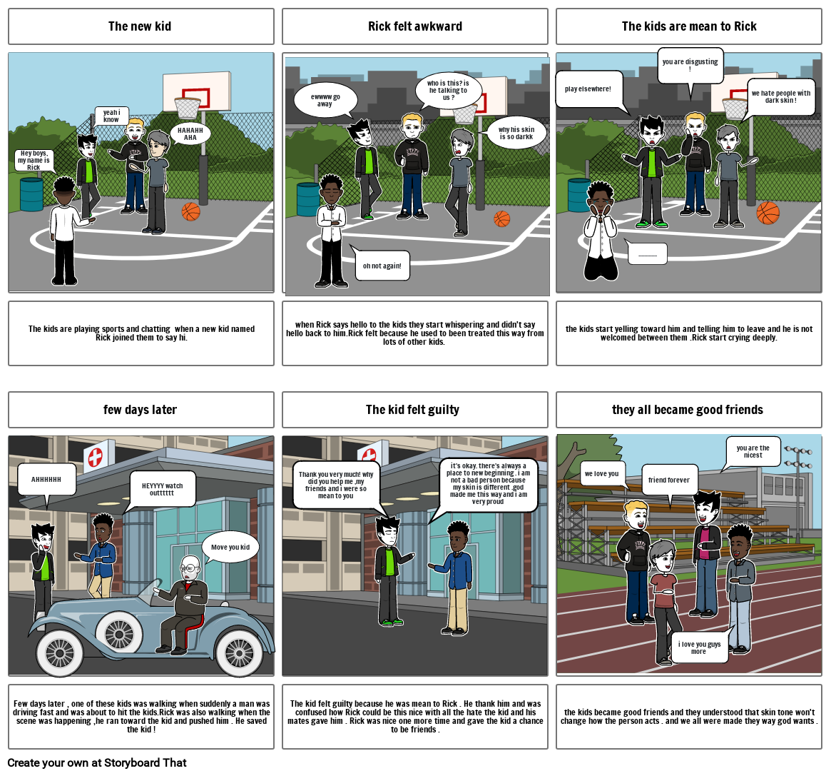Carla wehbe-Racism Storyboard por ef1aa06b