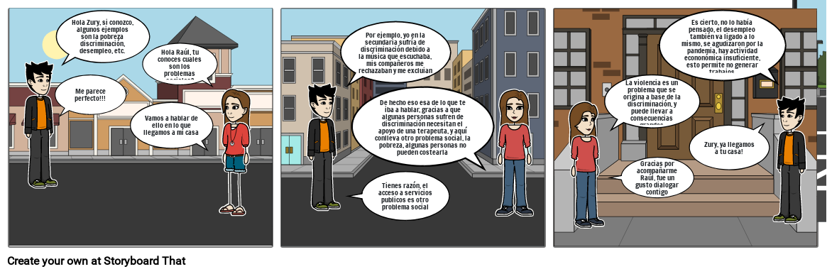 PROBLEMAS SOCIALES Storyboard by ef6f9668