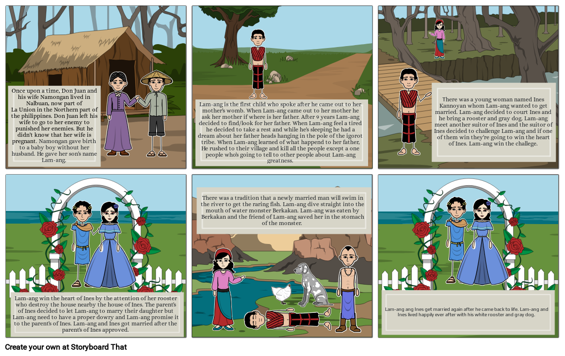 Life of Lam-ang Storyboard por ef8e2c50