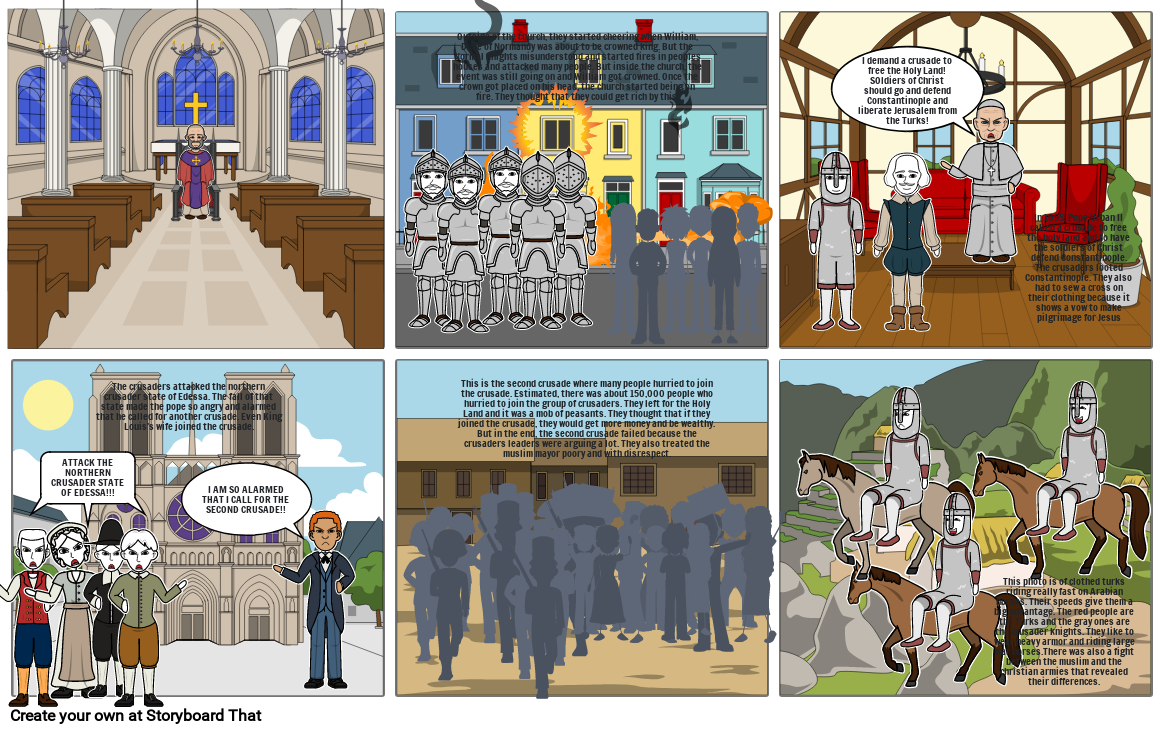 panimula kung paano nagsimula ang krusada Storyboard