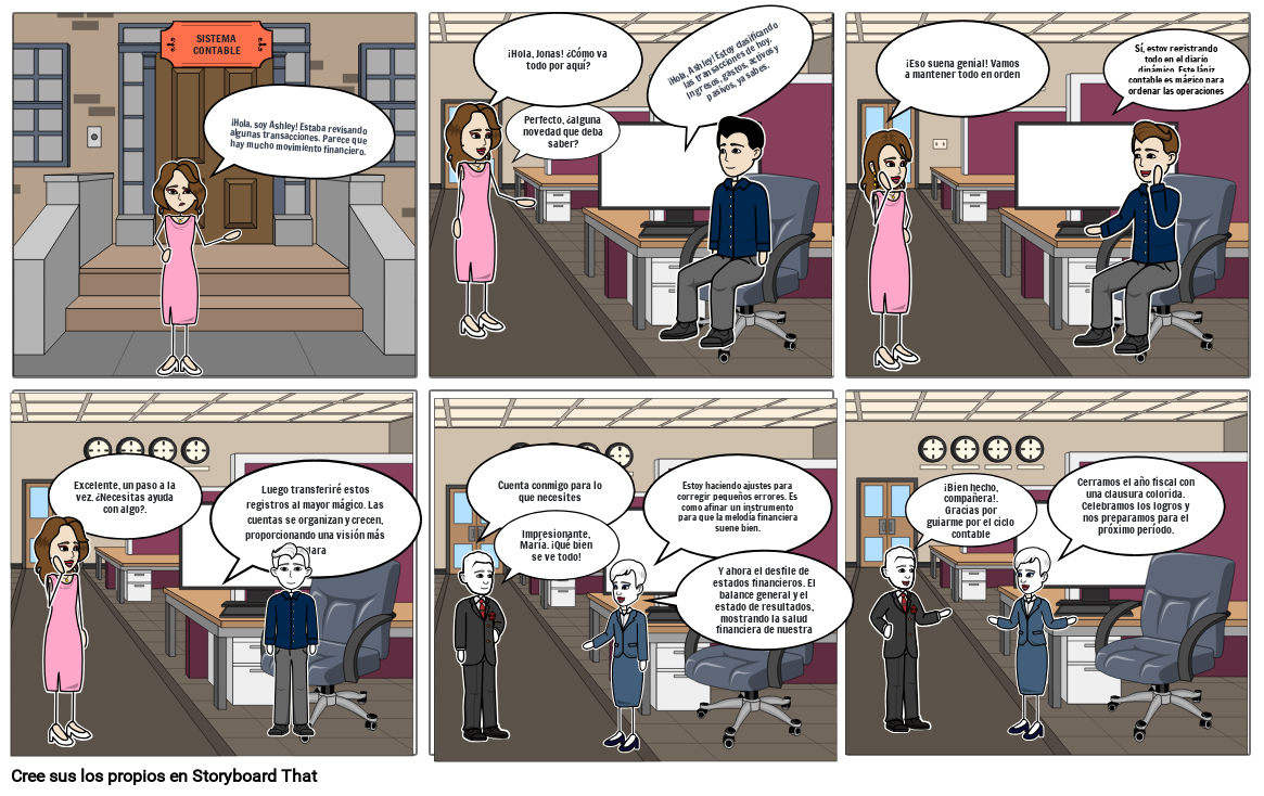 Oficina Contable De Ashley Storyboard By Efe329e3