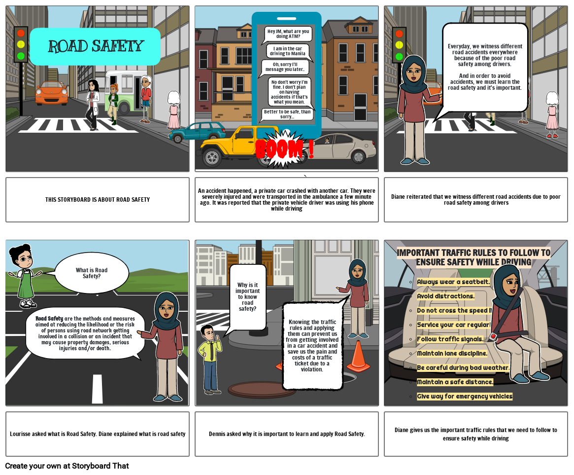 Road Safety By Mhariella Santos Storyboard By Efeb75bc Road Safety By Mhariella Santos Storyboard By Efeb75bc