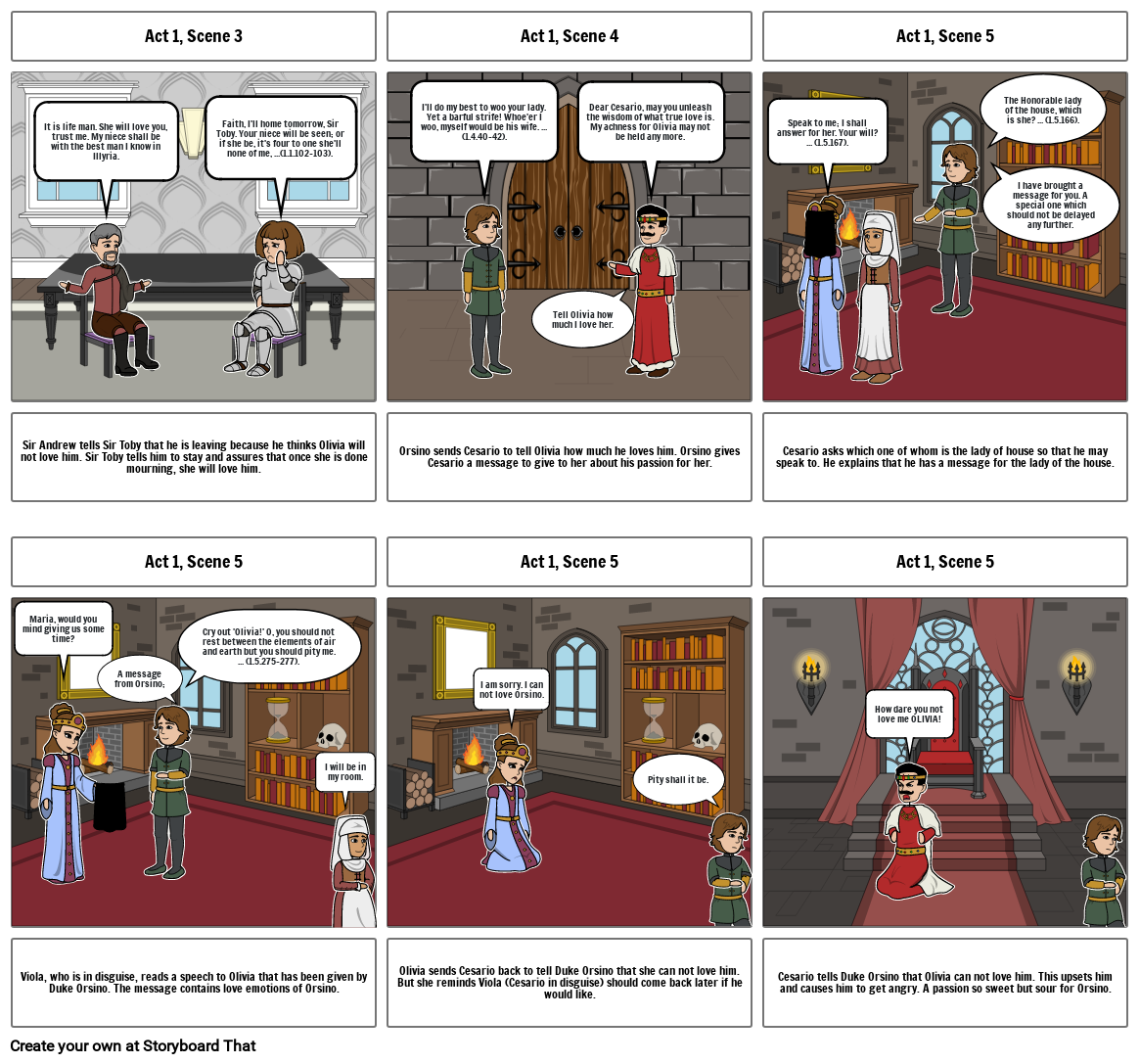 Twelfth Night: Act 1 القصة المصورة من قبل effc4d1b