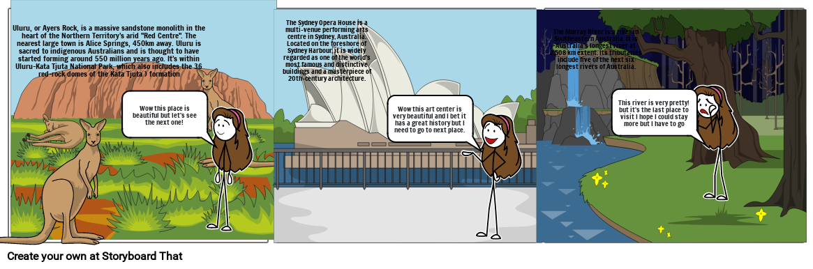 Cartoon of australia Storyboard by elia-4