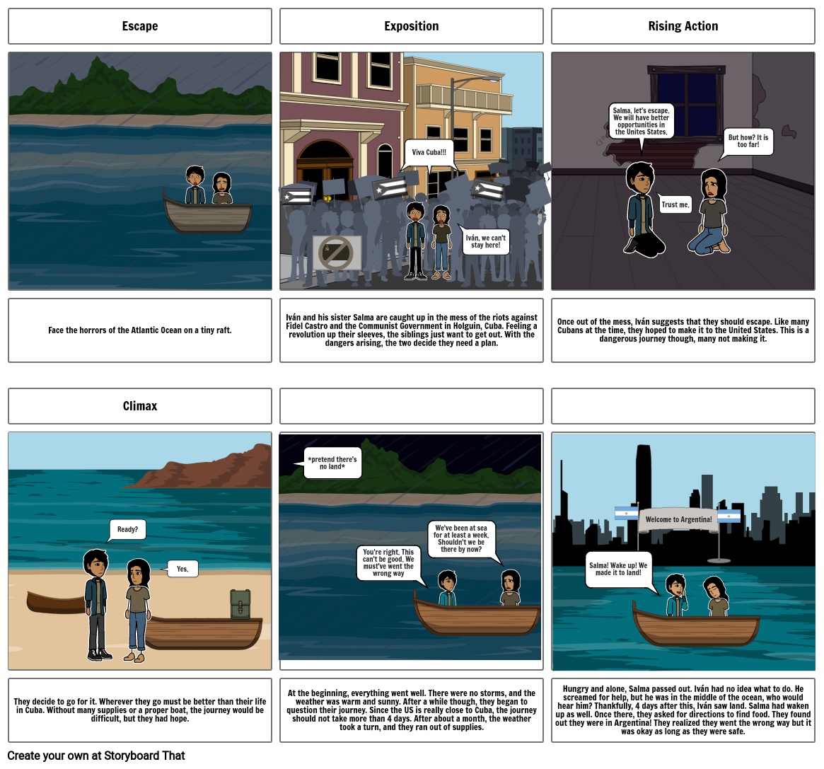 Escape Storyboard by elisa_weist