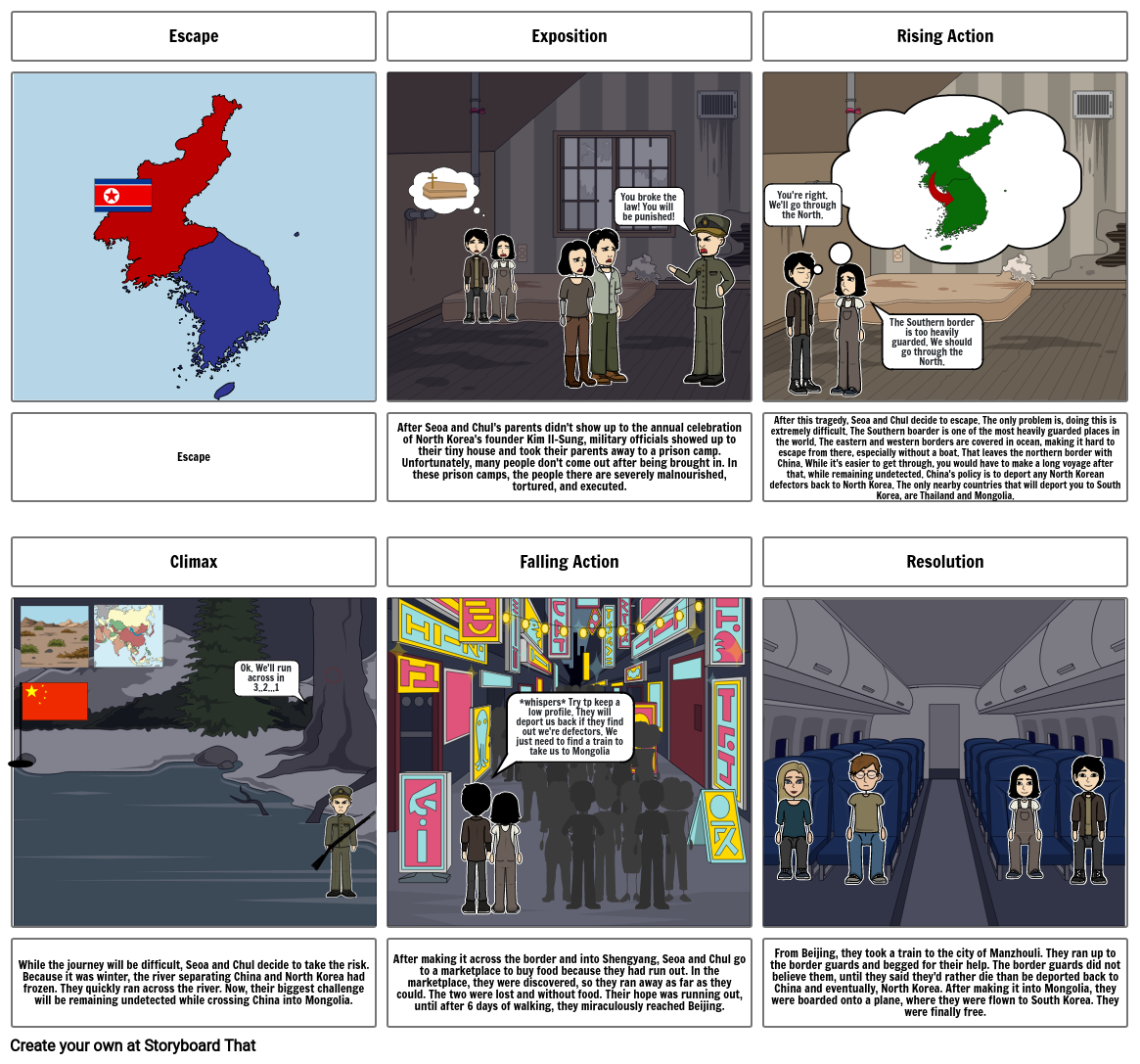 Escape Storyboard by elisa_weist