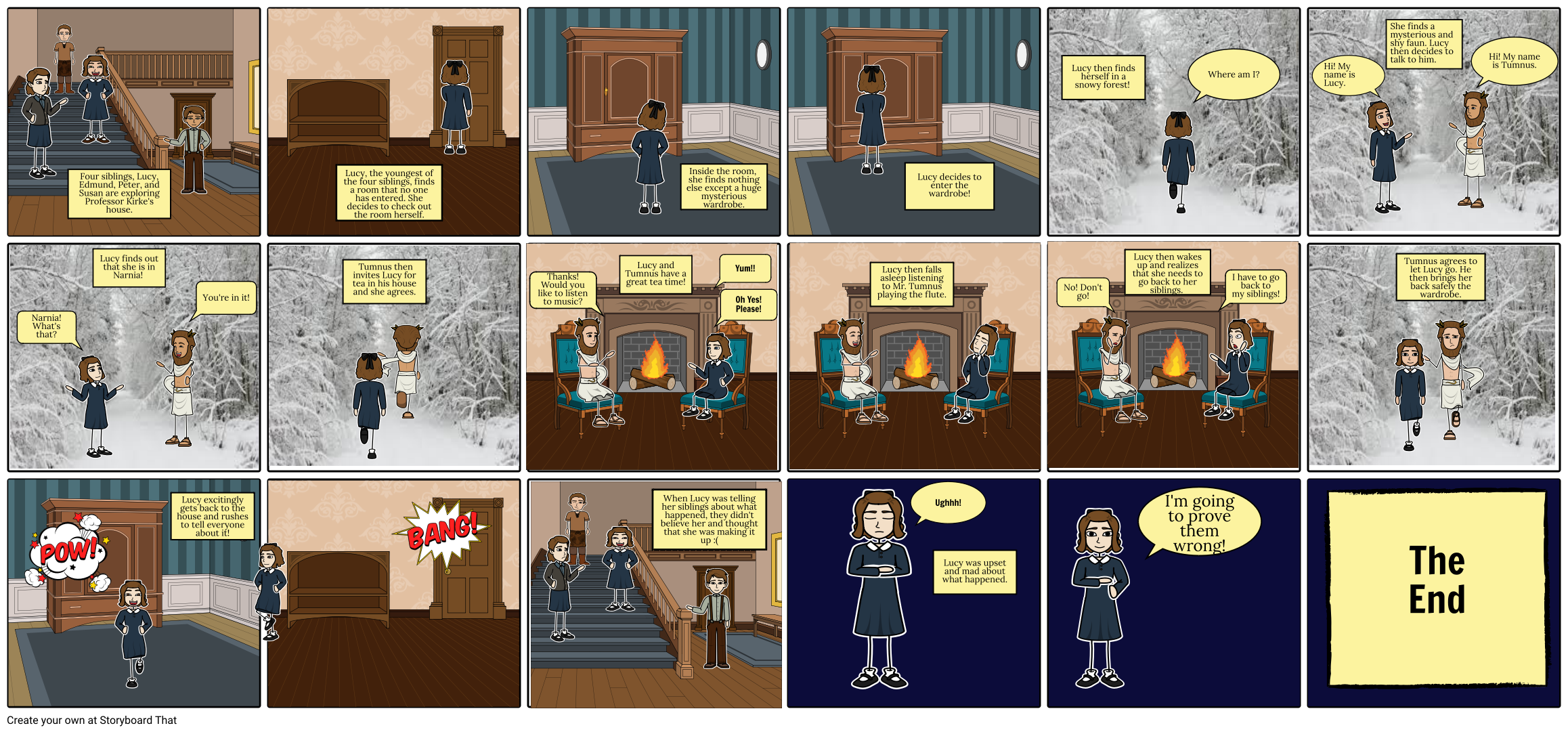 Narnia Storyboard por eliu002