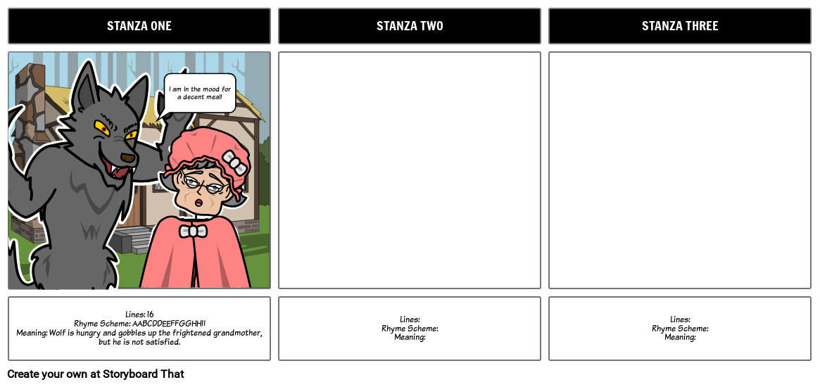 Roald Dahl Little Red Riding Hood and the Wolf | Narrative Poetry ...