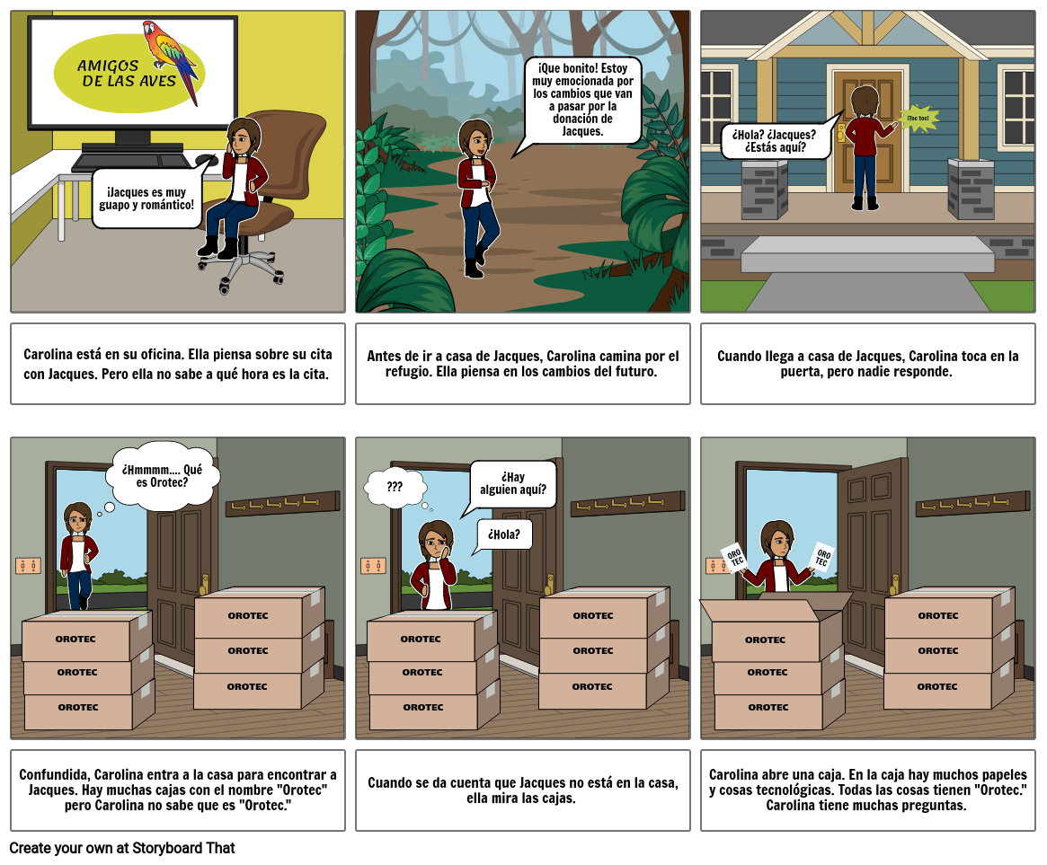 Spanish Final Storyboard by elliesarfati