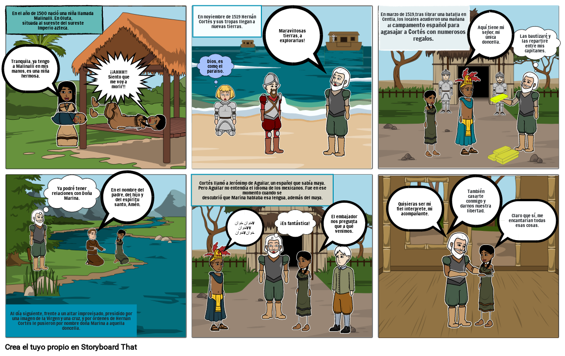 malinali Storyboard par emmanuel2535