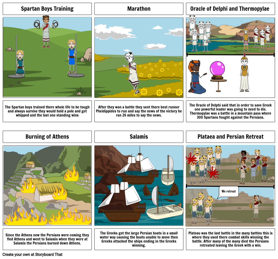 Greek Storyboard by emmashook