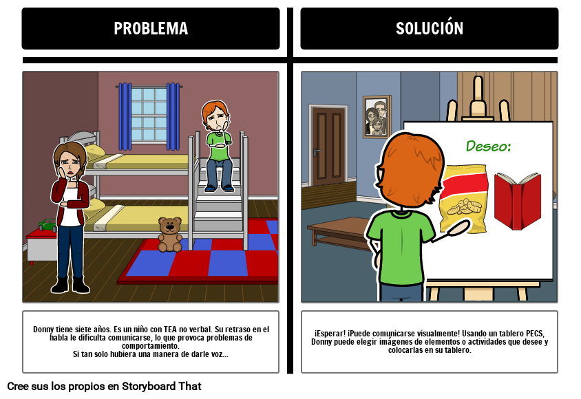 ¿Qué son las TABLAS PECS? Storyboard by es-examples
