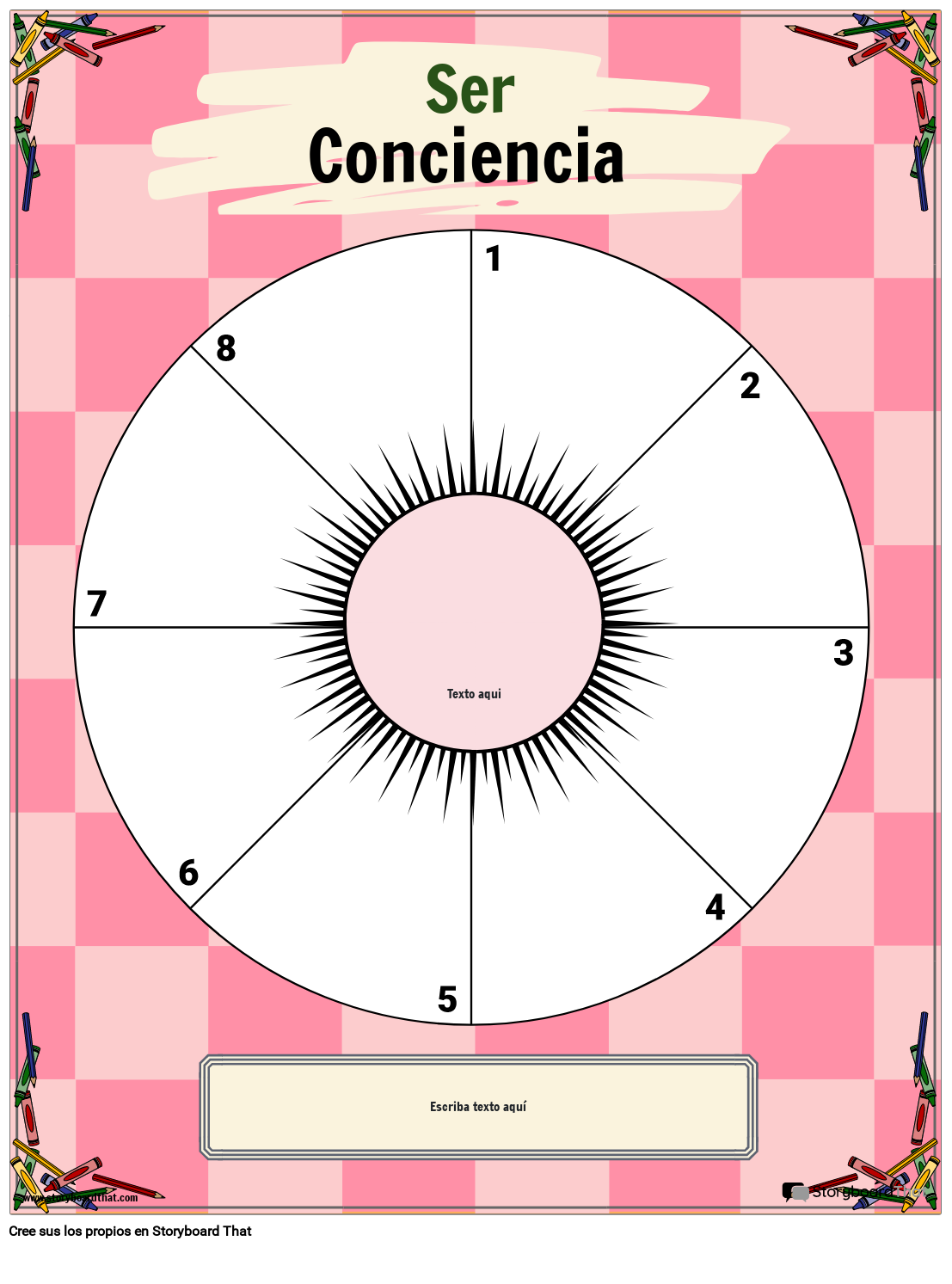 Actividad de la Rueda de Identidad Personal Storyboard
