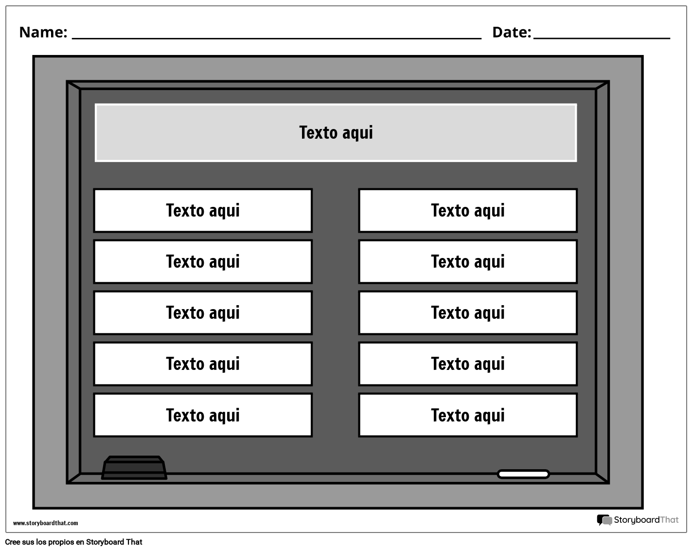 AO Horizontal B/N 1 Storyboard por es-examples