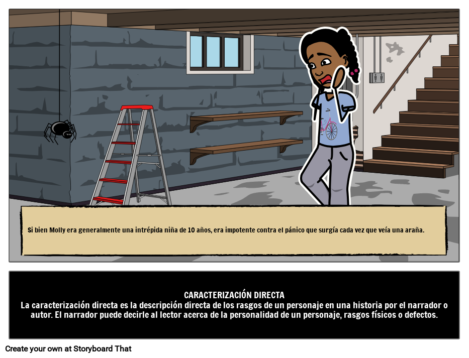 Caracterización Directa Storyboard por es-examples