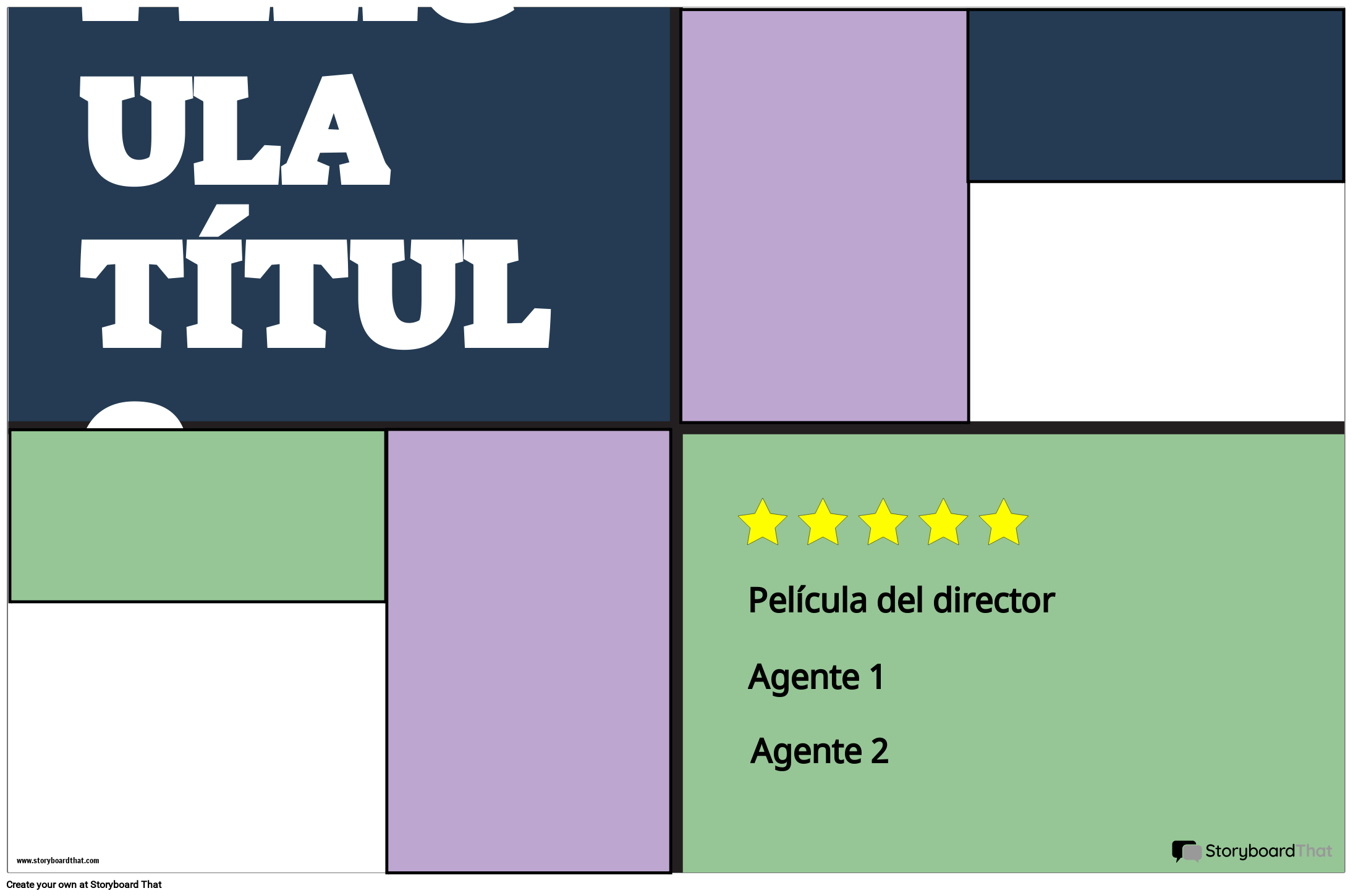 Cartel de la Película 7 Storyboard por es-examples Cartel de la Película 7 Storyboard por es-examples