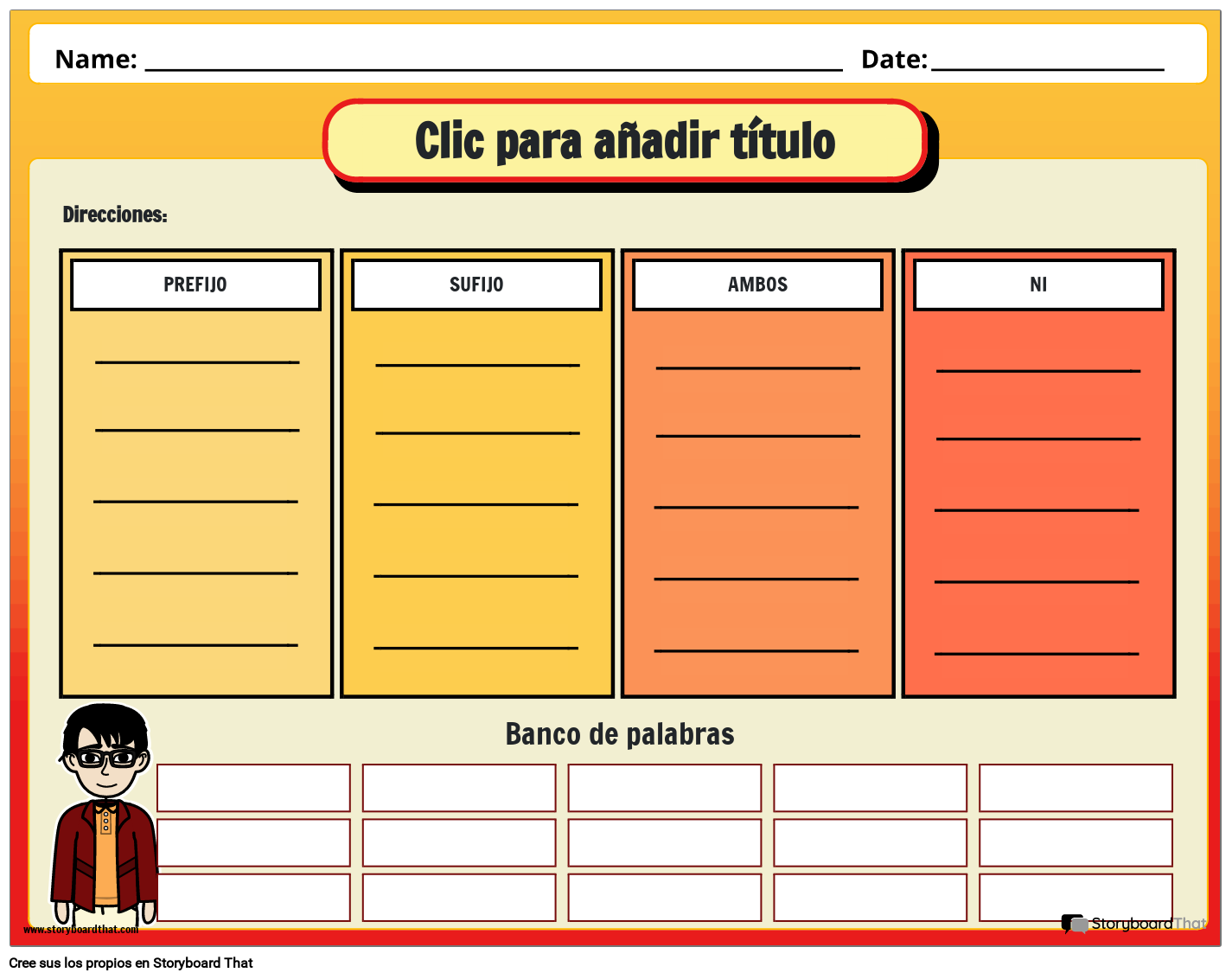Palabras Con Prefijos Y Sufijos