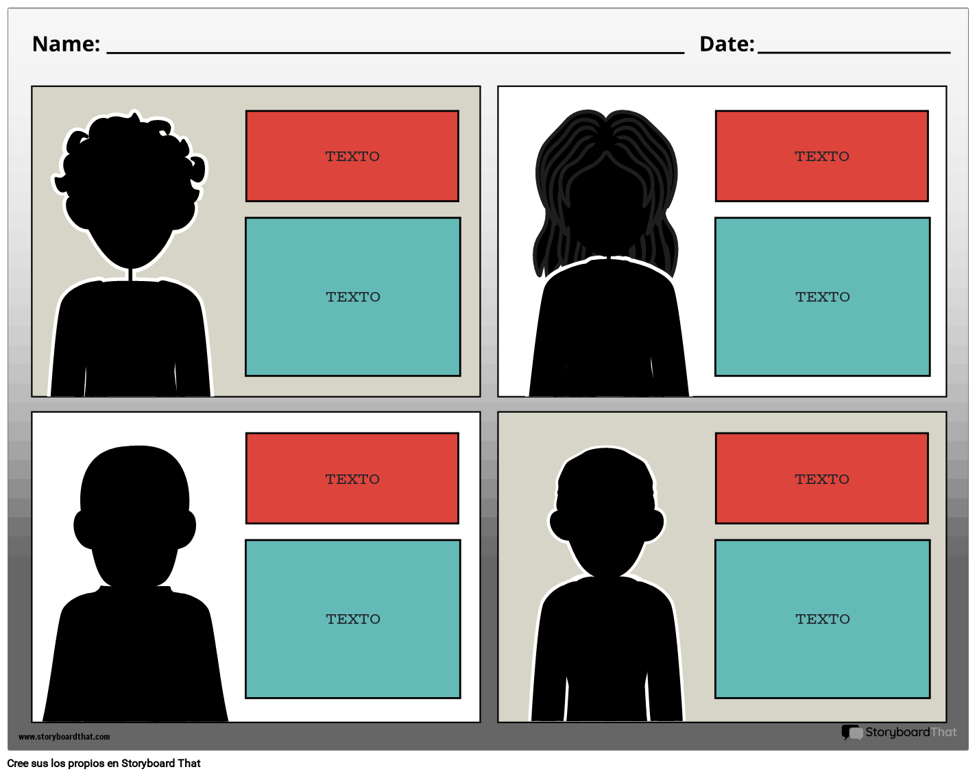 Color de Paisaje UF 1 Storyboard por es-examples