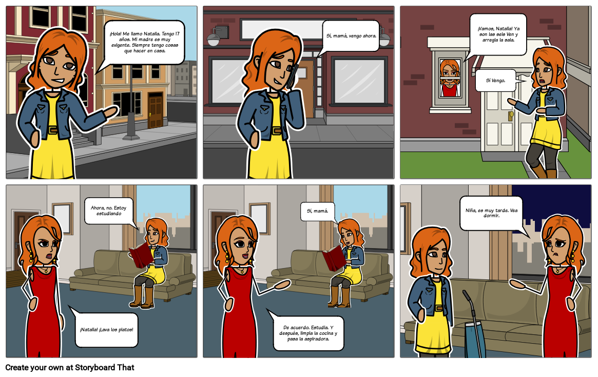 Comandos Españoles - En Contexto Storyboard von es-examples