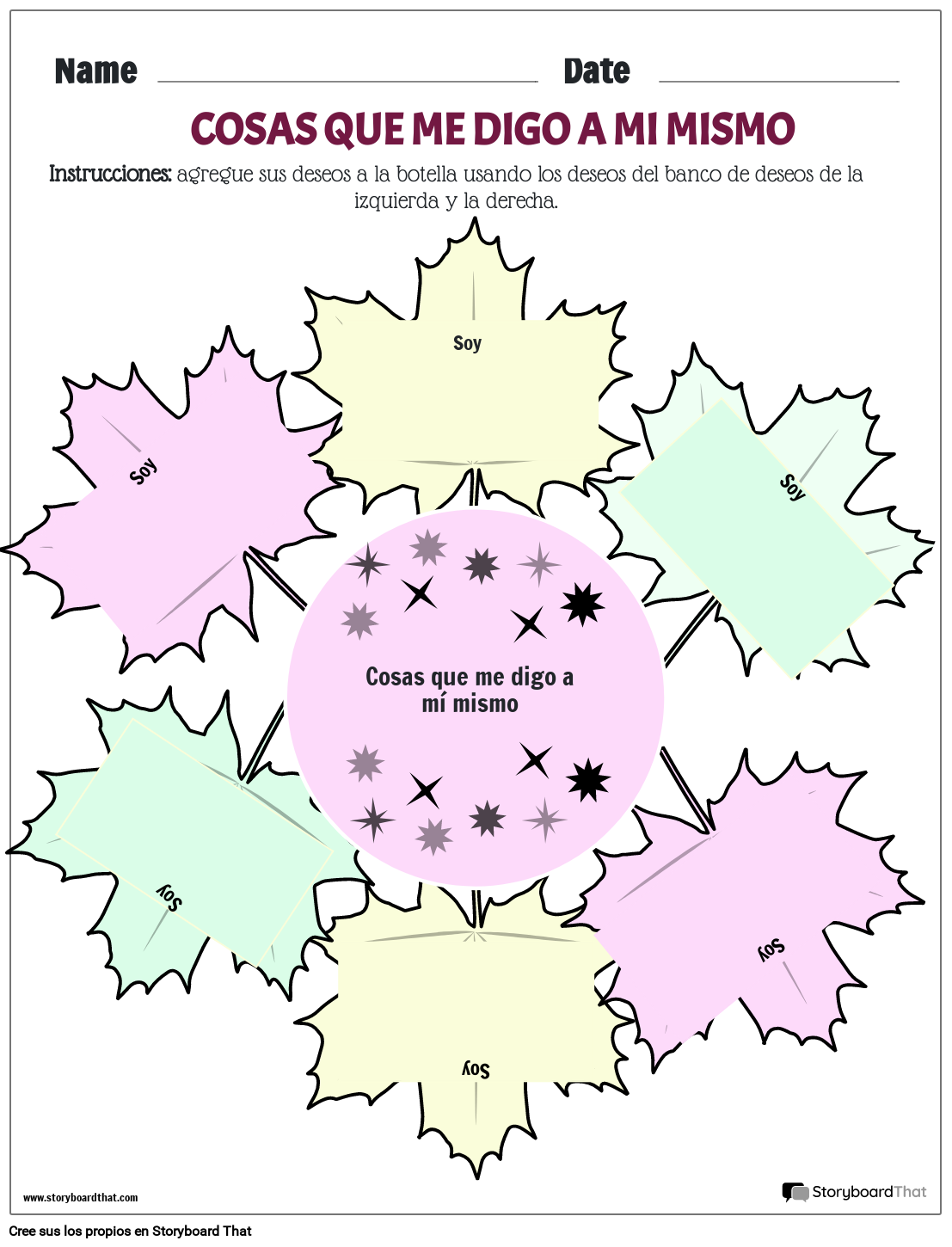 Cosas que me digo a mí mismo Storyboard by es-examples