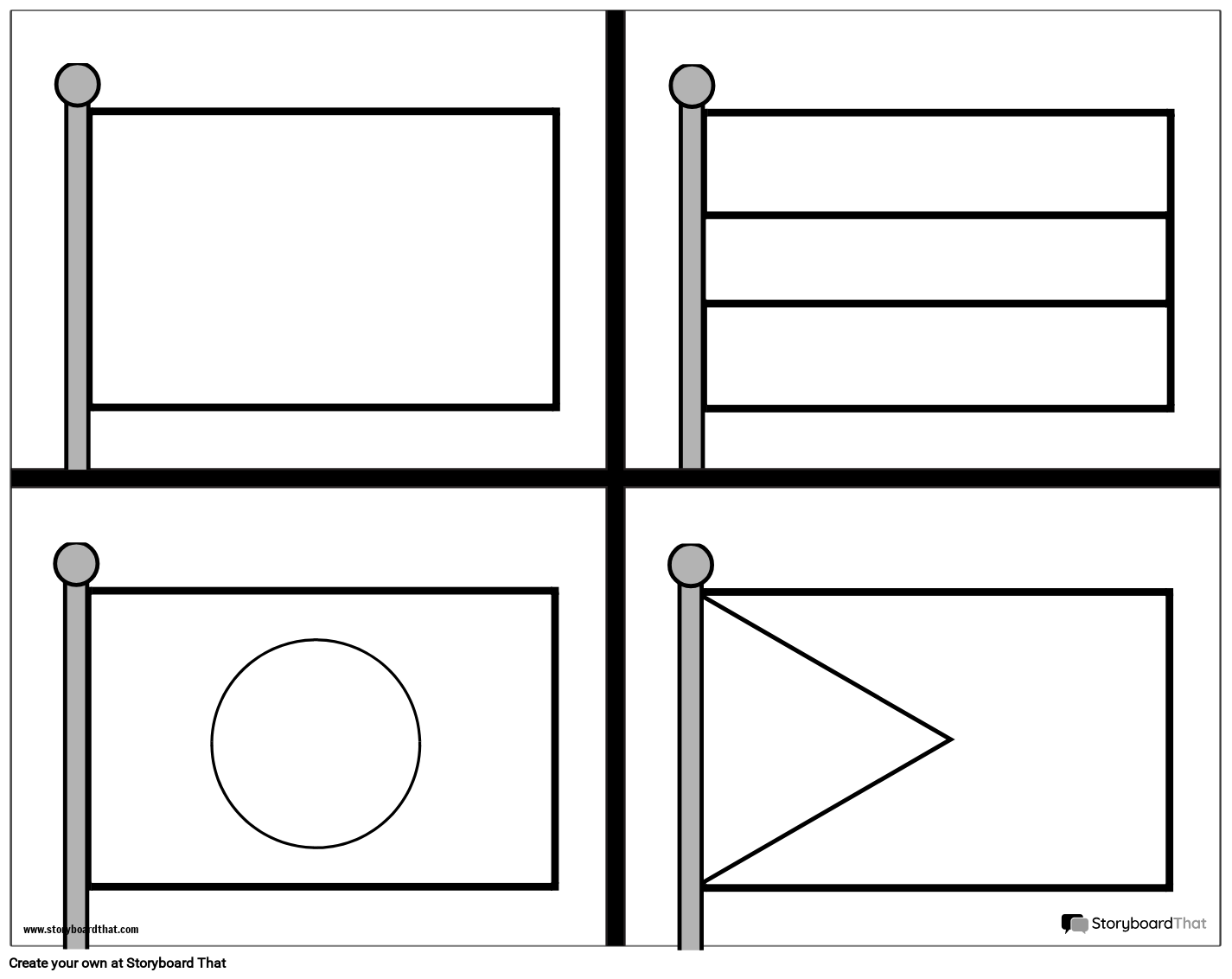 Creador de Banderas 1BW Storyboard por es-examples