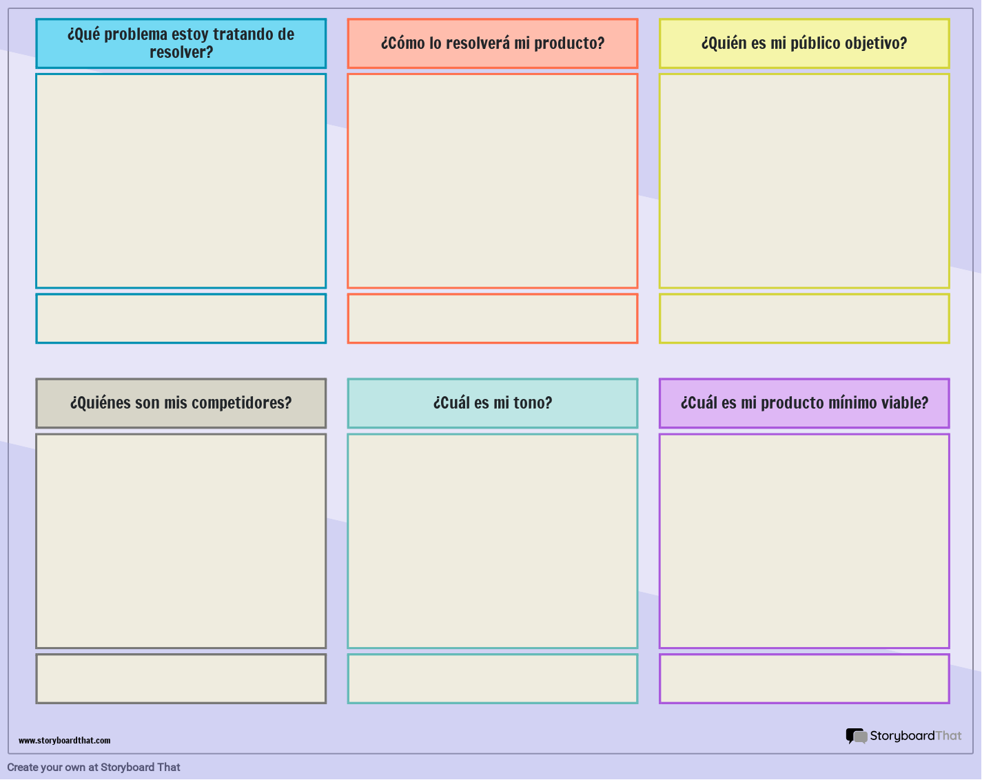 Crear una Plantilla de Plan de Negocios 2 Storyboard