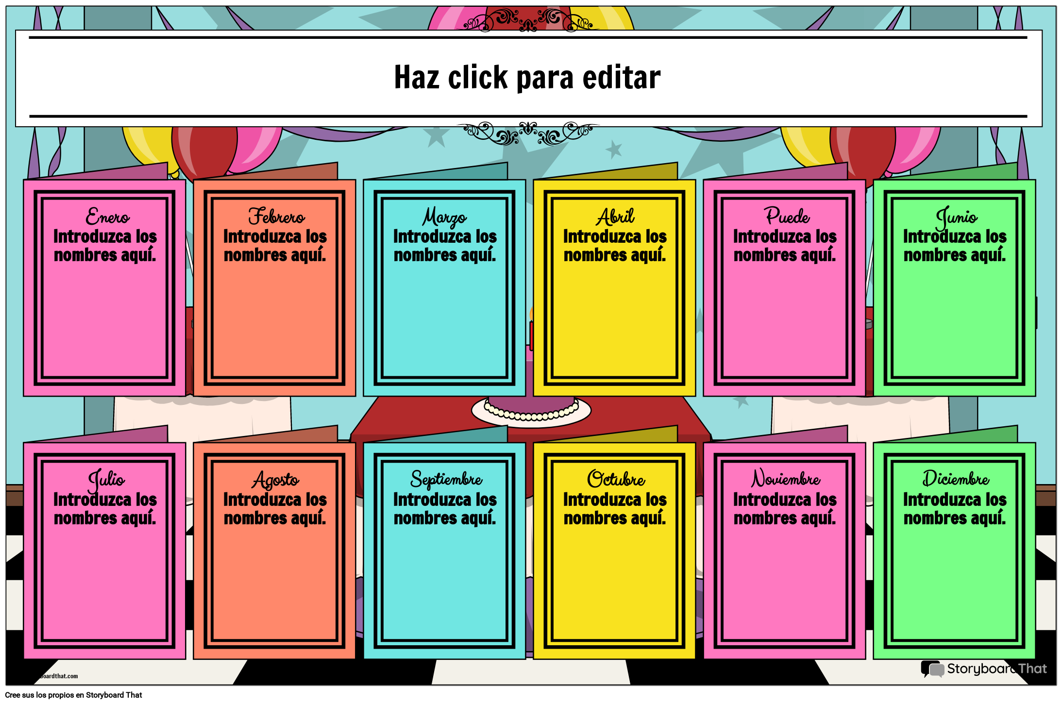 Cumpleaños Inspirado en una Fiesta de Cumpleaños Póster