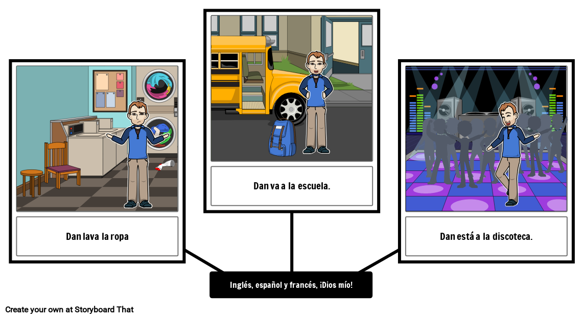 Dan Haciendo Cosas Storyboard by es-examples