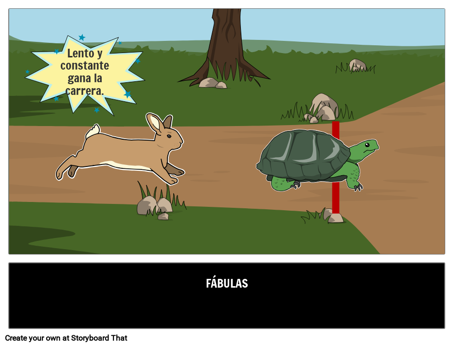 Definición de Fábulas Storyboard per es-examples
