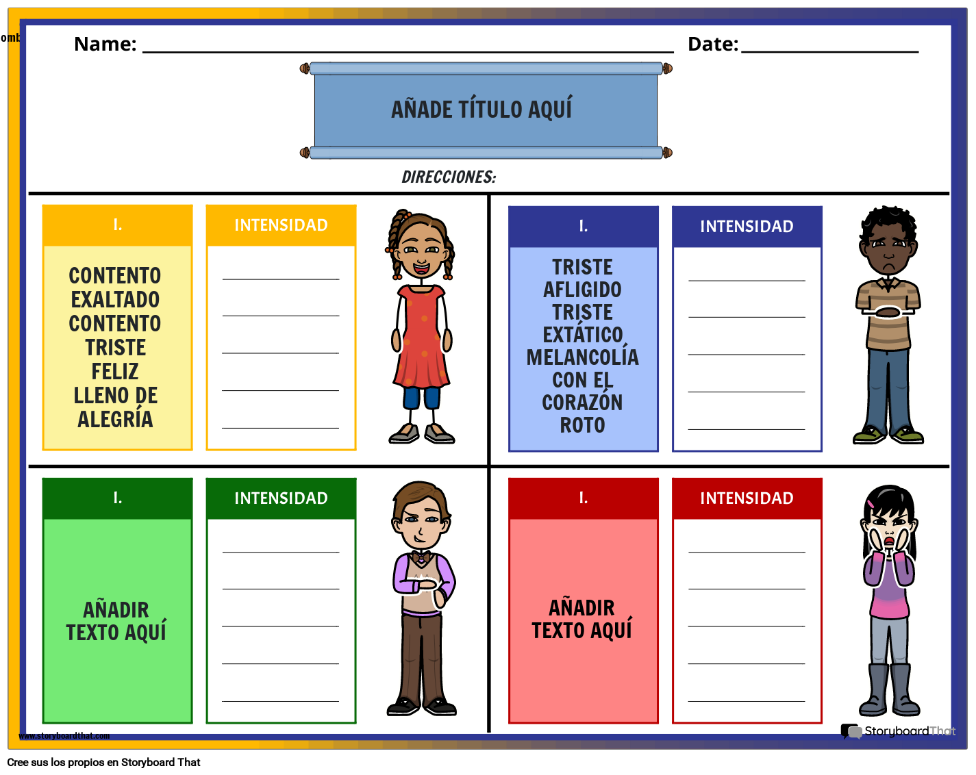 Cuadro De Anclaje De Palabras Con Múltiples Significados