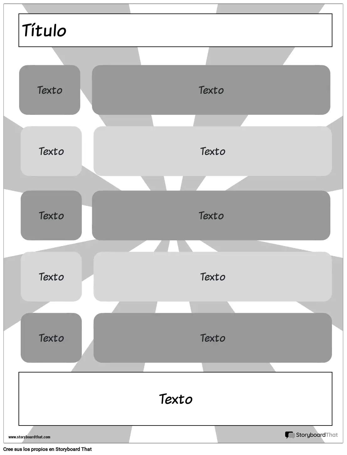 Estructura del Texto 7 Storyboard por es-examples