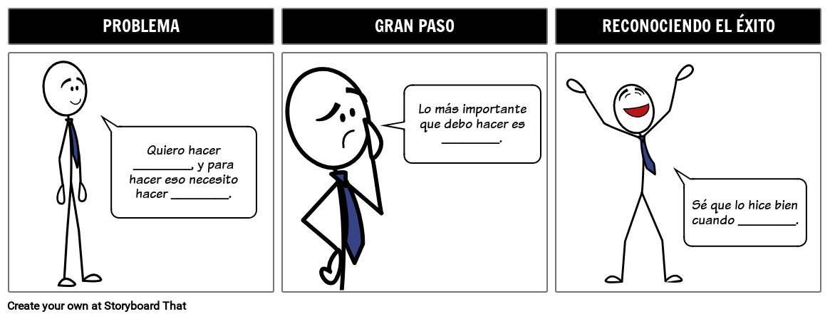 Explicar un Proceso Corto Storyboard por es-examples