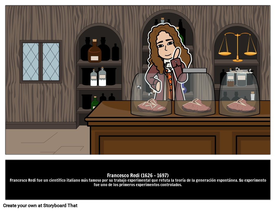 Francesco Redi: Historia y Significado Storyboard