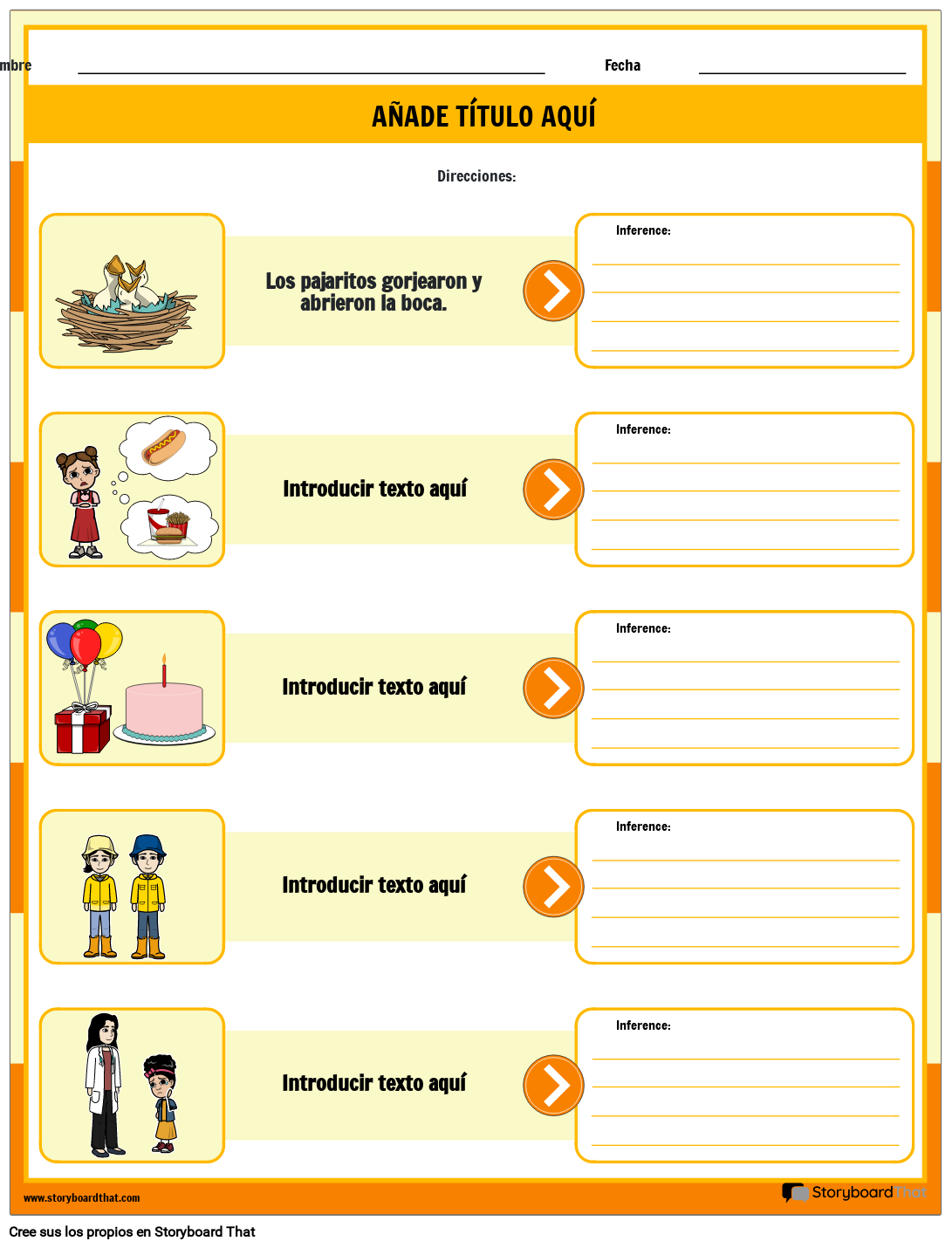 Hojas De Trabajo De Inferencia Para Quinto Grado