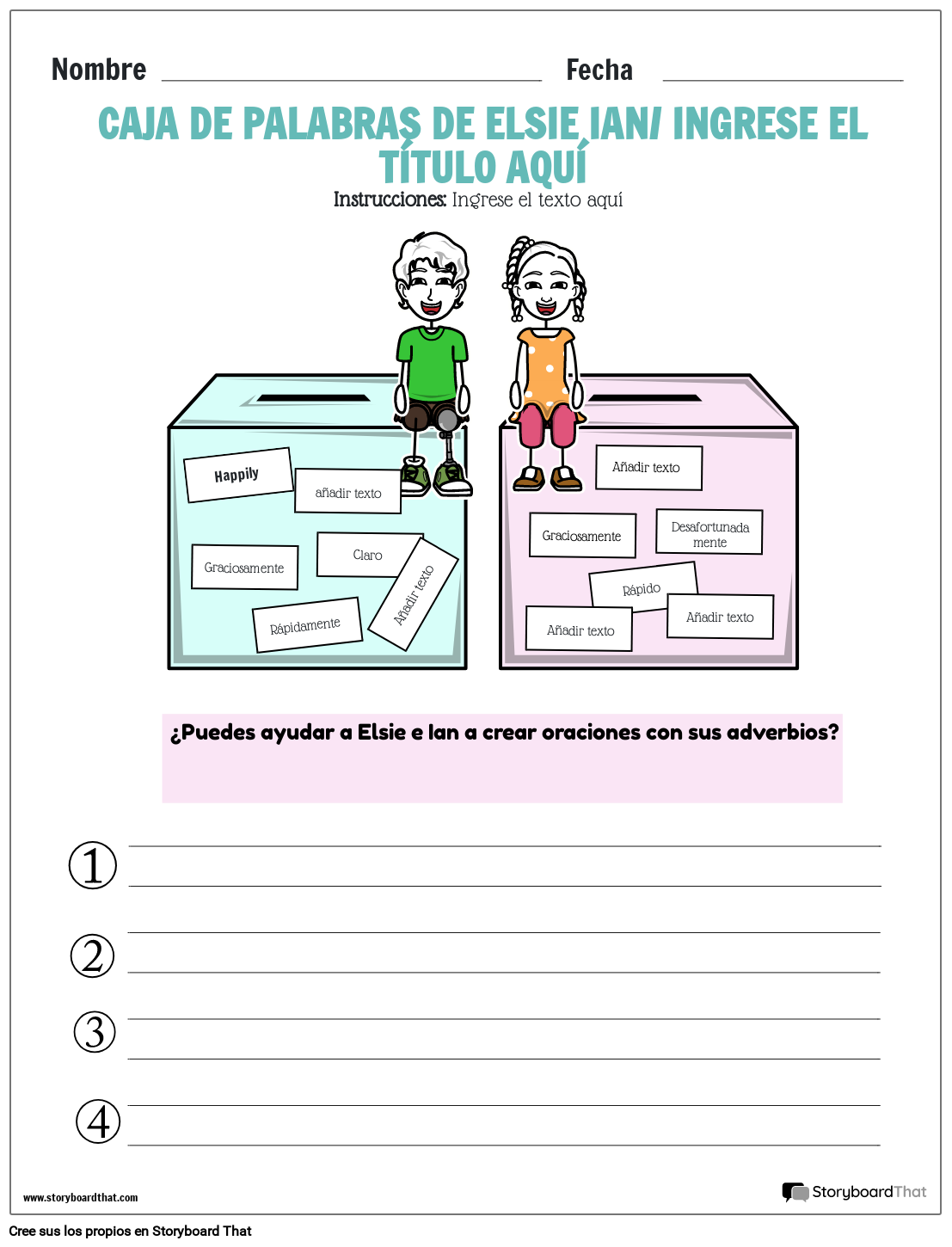 Hojas De Trabajo De Vocabulario En Formato Pdf