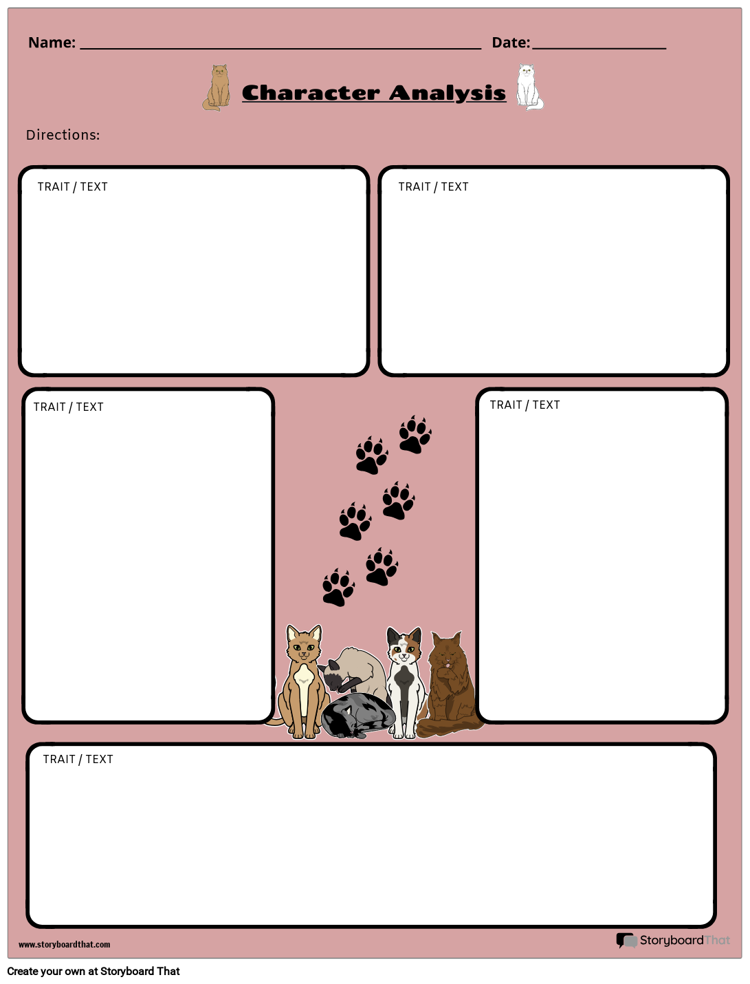 Hoja de Trabajo Digital de Análisis de Personajes