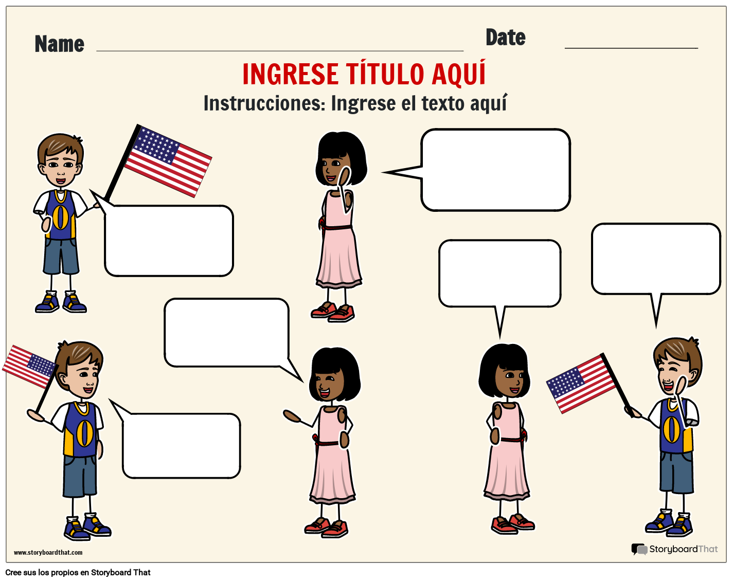 Hoja de Trabajo Imprimible del Día de los Caídos