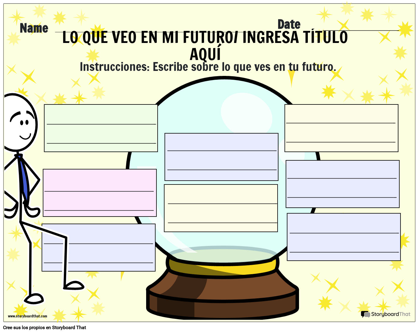 Lo que veo en mi futuro Storyboard por es-examples