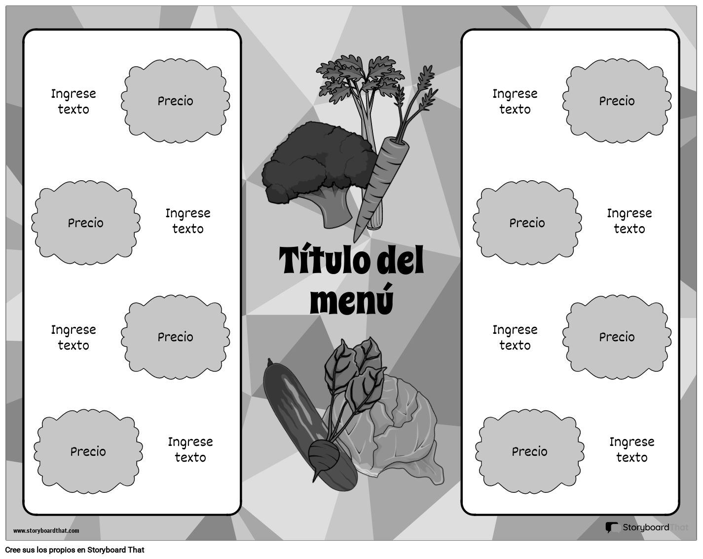 Menú 6 Storyboard por es-examples