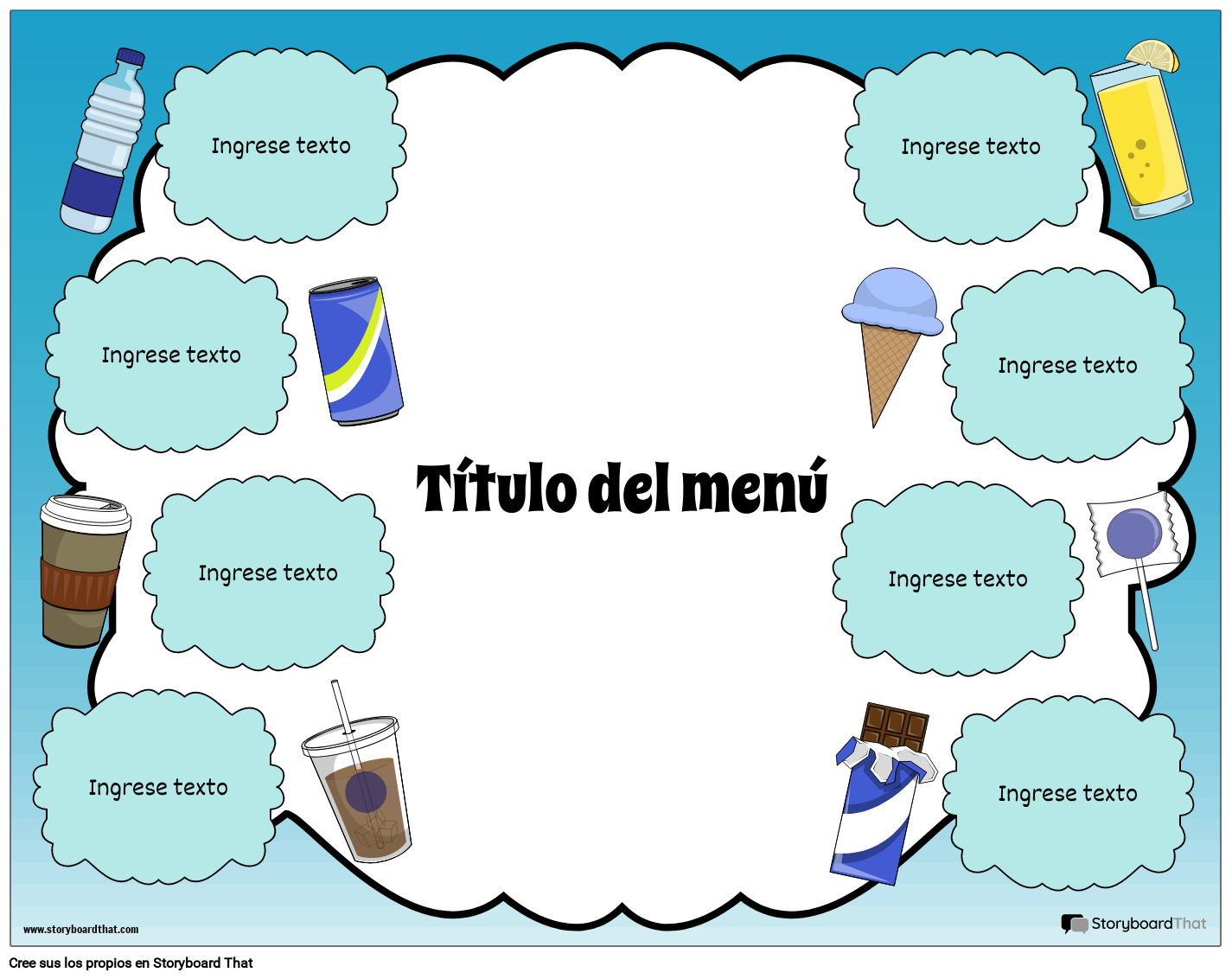 Menú 7 Storyboard por es-examples