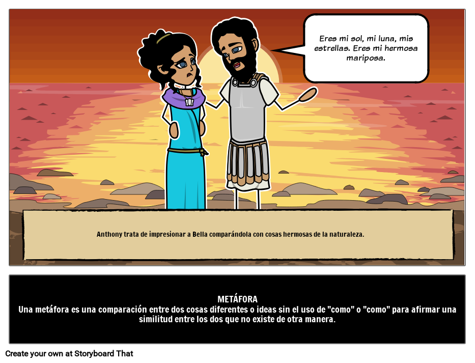 Metáfora Definición Storyboard af es-examples